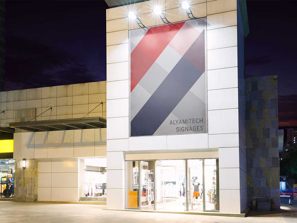 Outdoor Signage Supplier Saudi Arabia - Alyamitech
