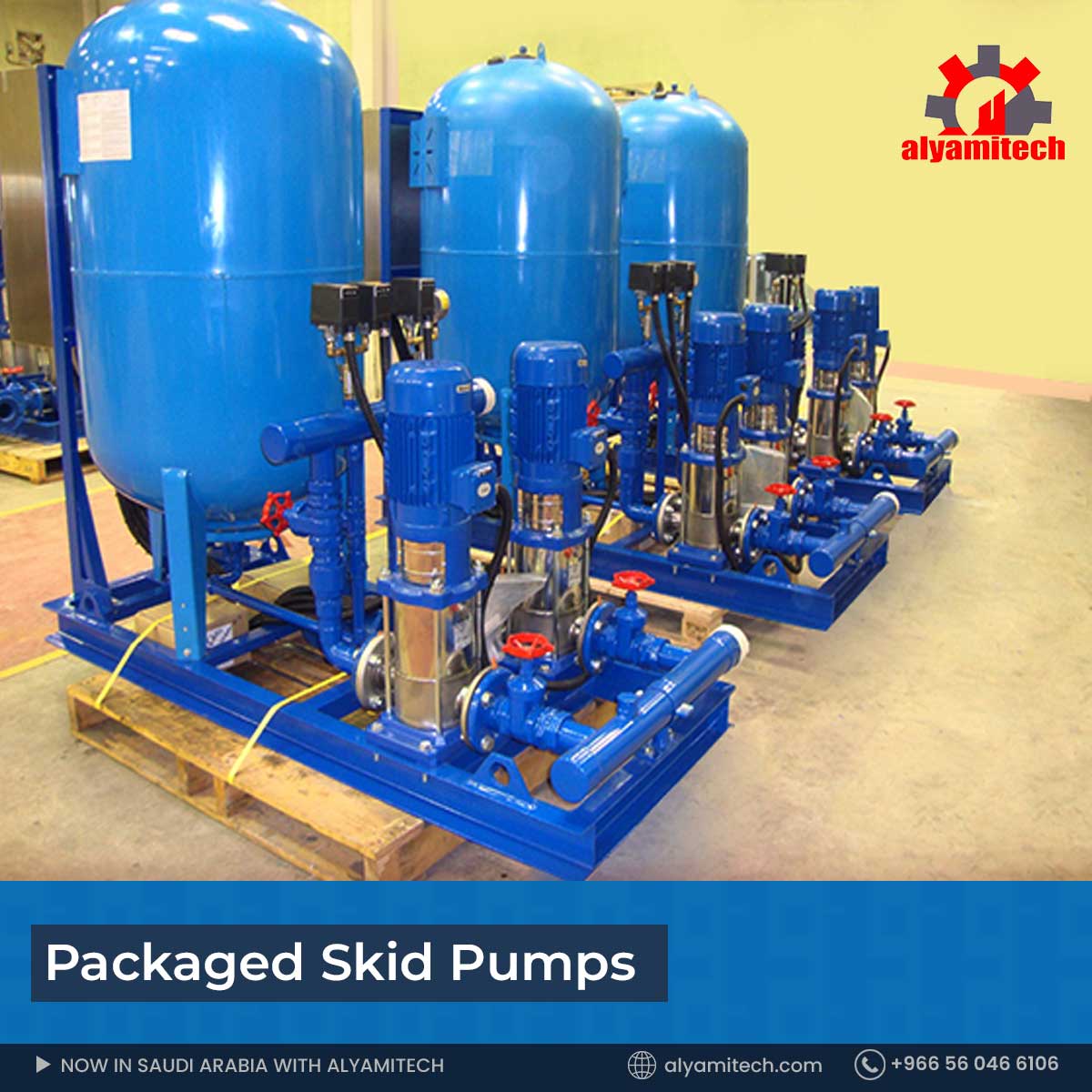 Packaged Skid Pumps in Saudi Arabia - Alyamitech